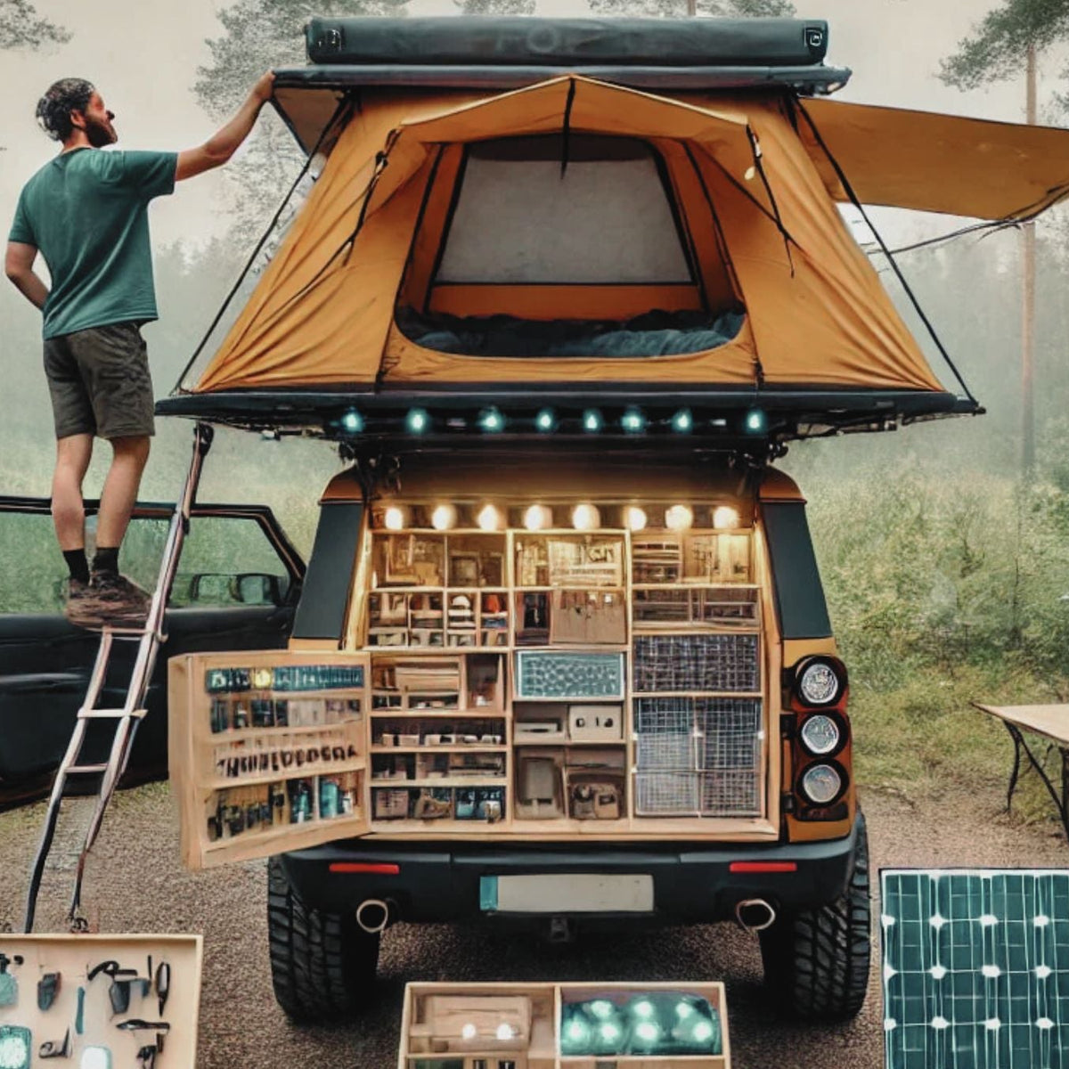 DIY fürs Dachzelt: Ideen & Hacks für dein perfektes Camping-Setup ...